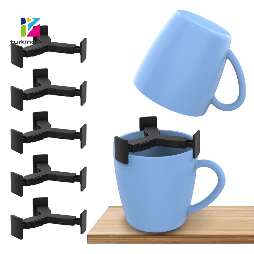 Drinkware Stacking Rack Space-saving Cup Adjustable Coffee Stacker ...