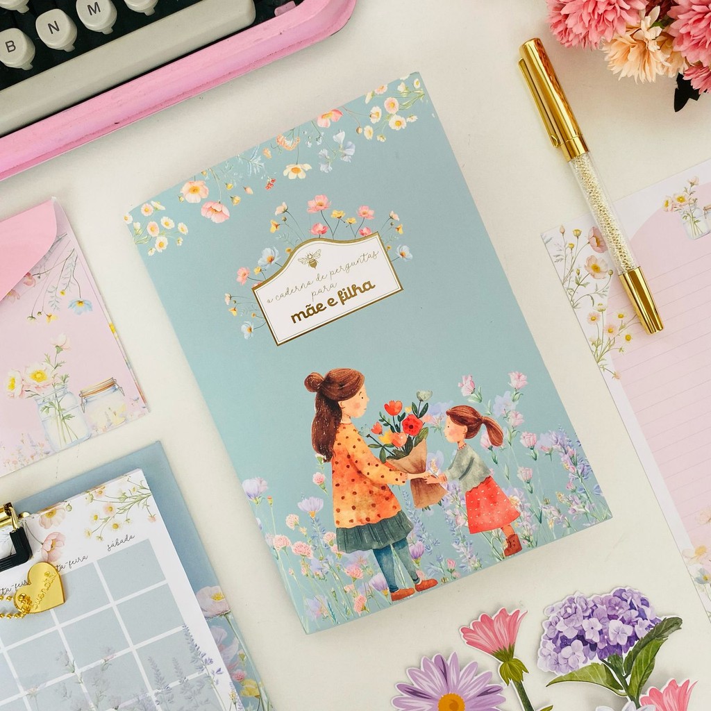 Caderno de Perguntas Mãe e Filha | Shopee Brasil