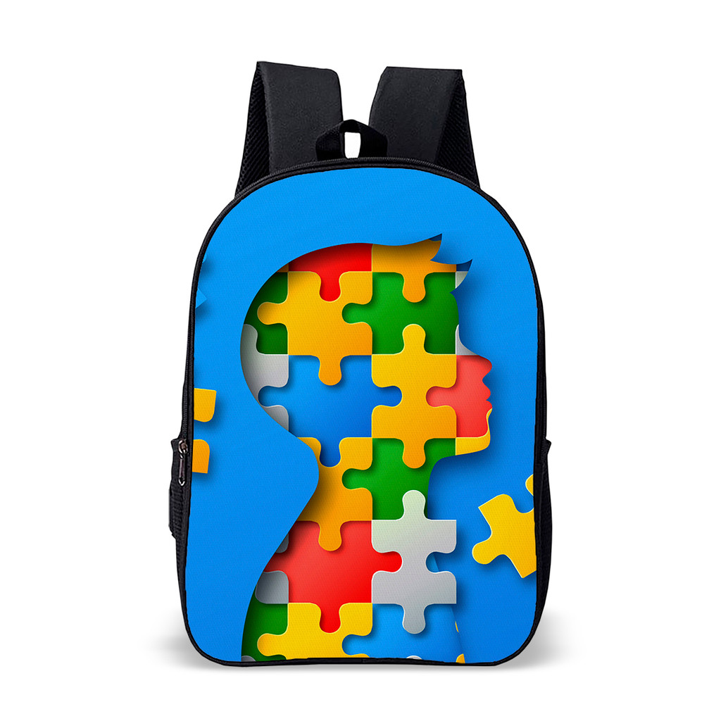Mochila Escolar Infantil Lançamento Estampa Tea Autismo Tema Inclusão ...