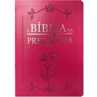 Bíblia Da Pregadora Fiel Pu Nobre Luxo | Cor Pink | ARC | Casa ...