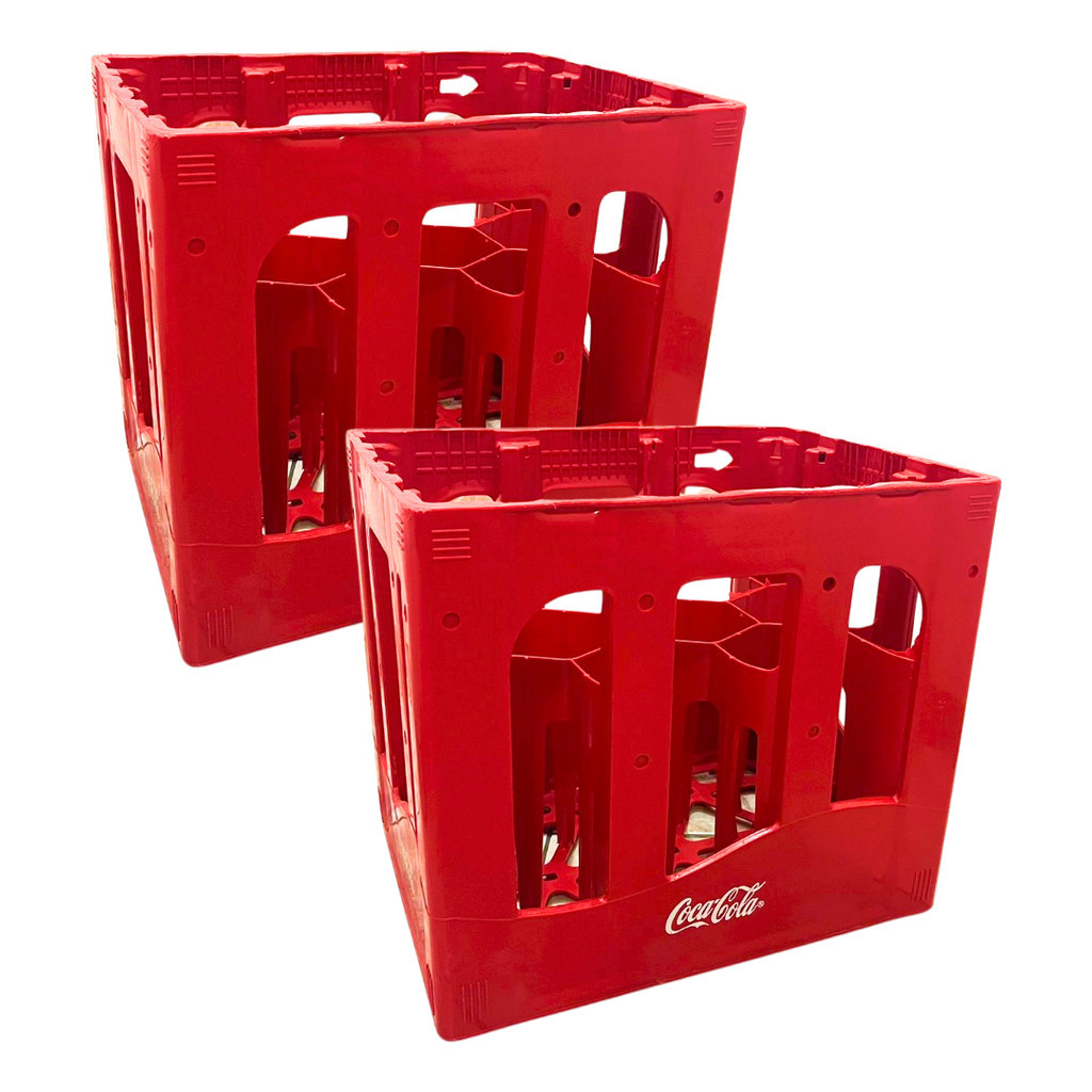 Kit 2 Garrafeiras Coca Cola Engradado 2l P/ 9 Garrafas | Shopee Brasil