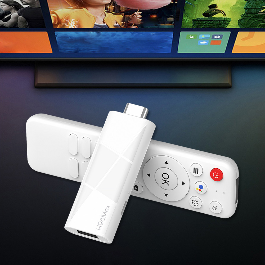 H96 MAX RK3518 Mini TV Stick Quad Core Android 14 Smart Box 4K HD Media ...