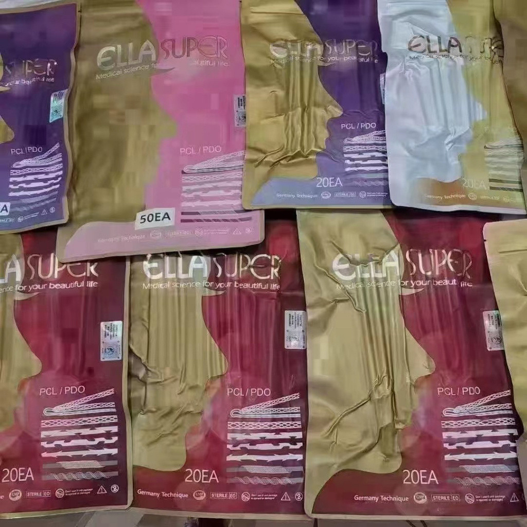 Elle pdo pcl thread lift 20-100 pcs 10x100 cone 4d cog Super face . | Shopee Brasil