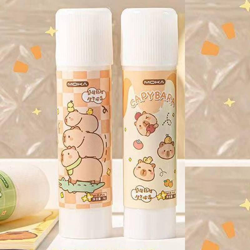 10 Peças Criativo Capybara Cartoon Cola Sólida Stick Forte Para ...