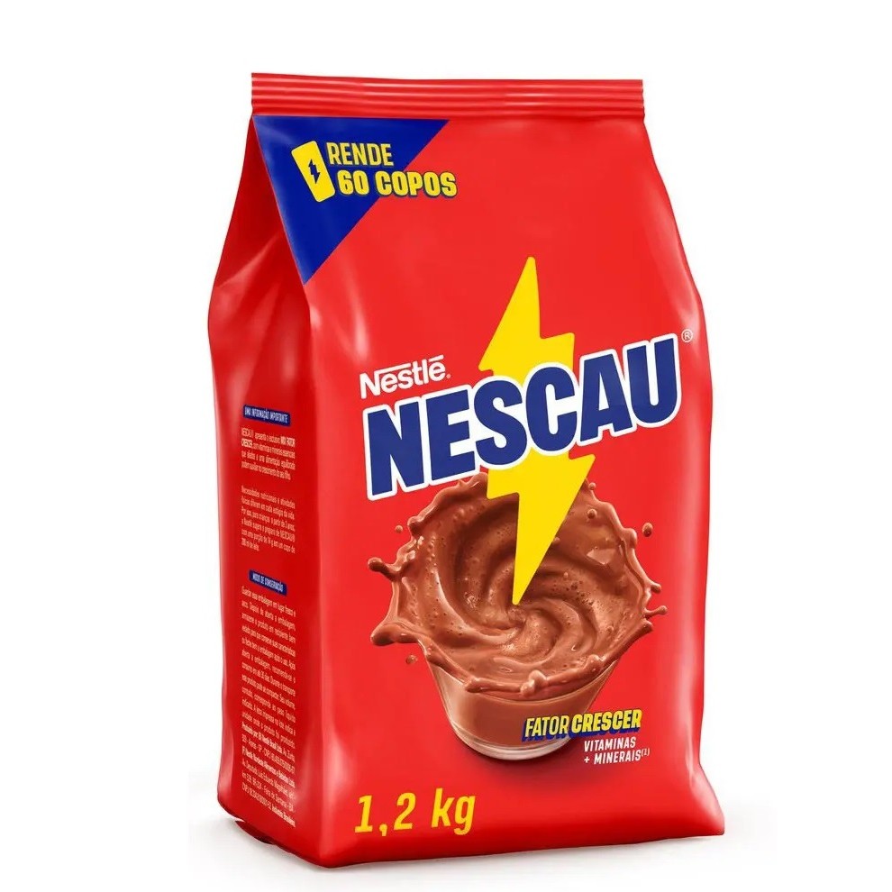 Nescau Achocolatado em Pó Nestle Embalagem Economica 1,2 Kg | Shopee Brasil