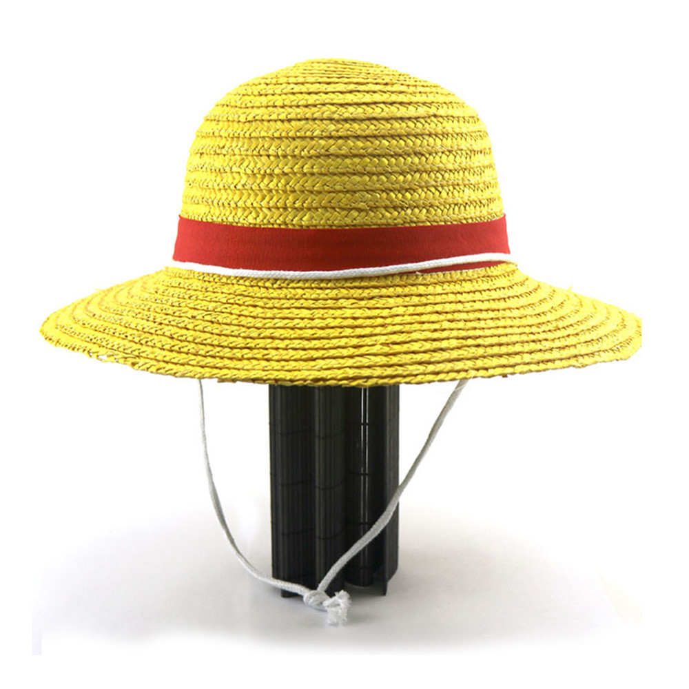 Anime One Piece Macaco D Luffy Chapéu De Palha Pirata Boné De Trigo ...