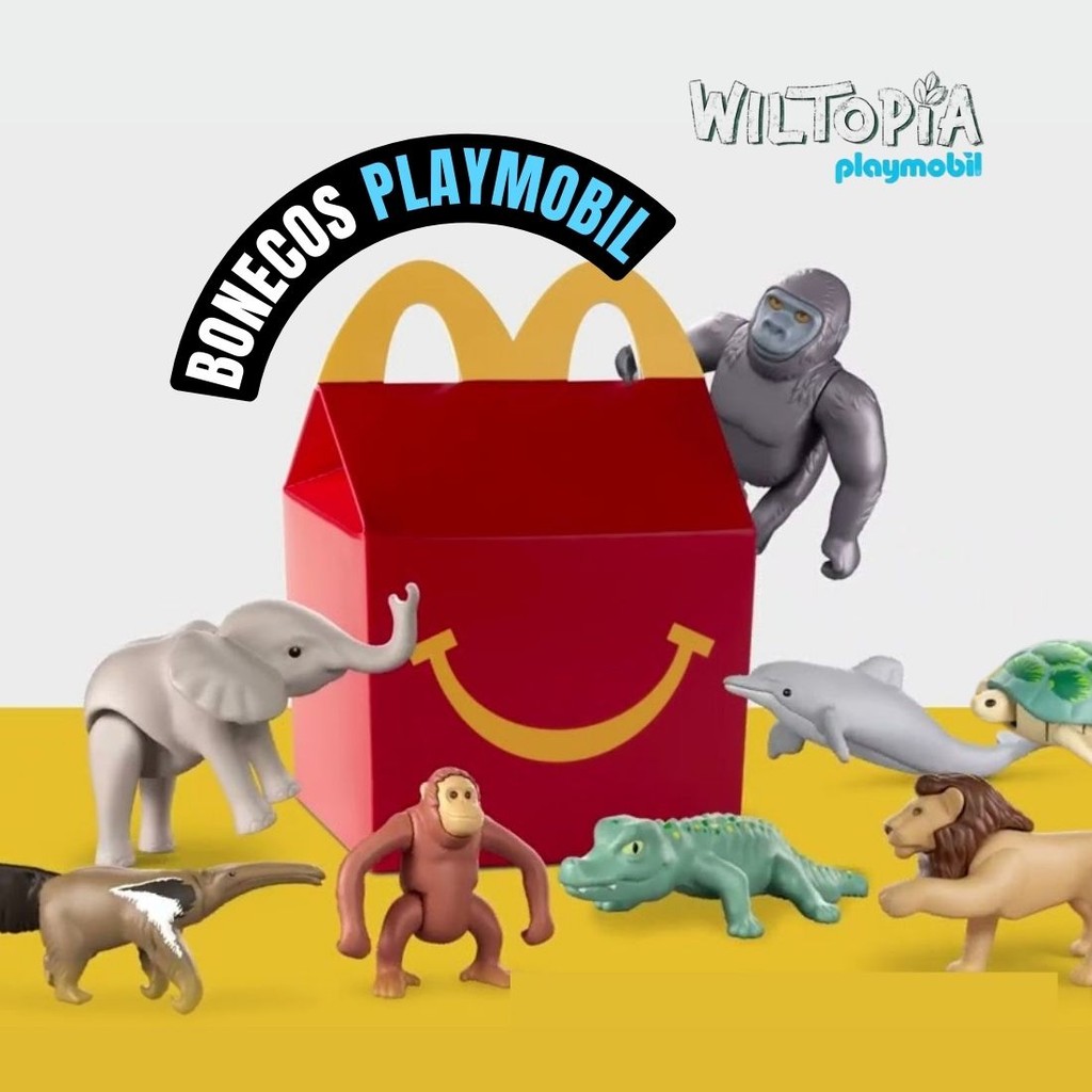 Bonecos Playmobil Wiltopia - McDonald's | Shopee Brasil