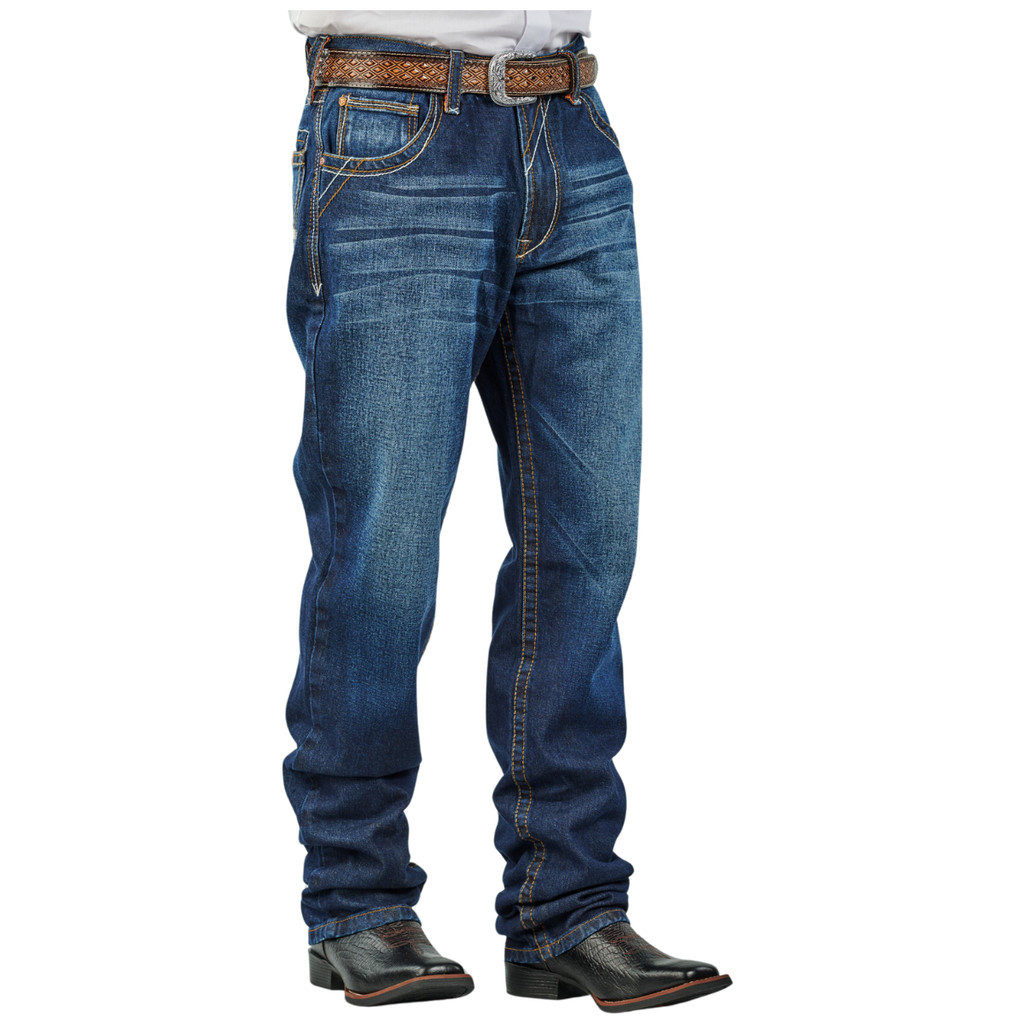 Calça Dock´s Xtreme Rock 1 Bolso Bordado | Shopee Brasil
