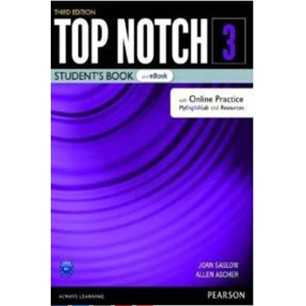 TOP NOTCH (3RD ED) 3 STUDENT BOOK + MEL + EB + OP + DR + APP | Shopee Brasil