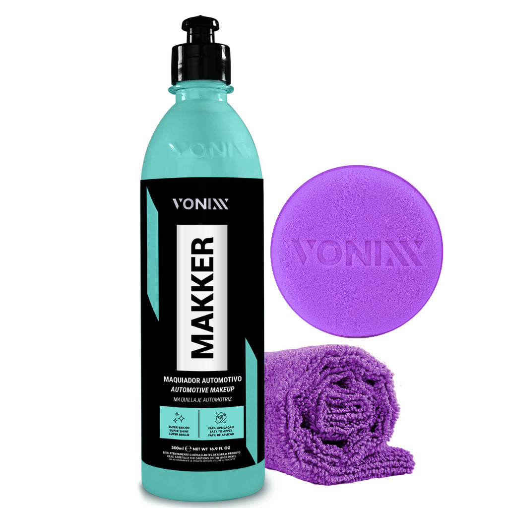MAKKER MAQUIADOR AUTOMOTIVO VONIXX PANO APLICADOR | Shopee Brasil