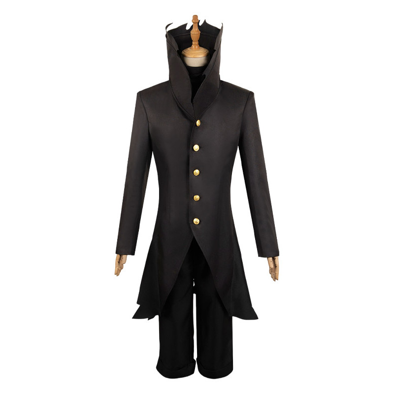 Dadan Ken Takakura Conjunto Preto Anime Cosplay Traje Roupas Halloween ...