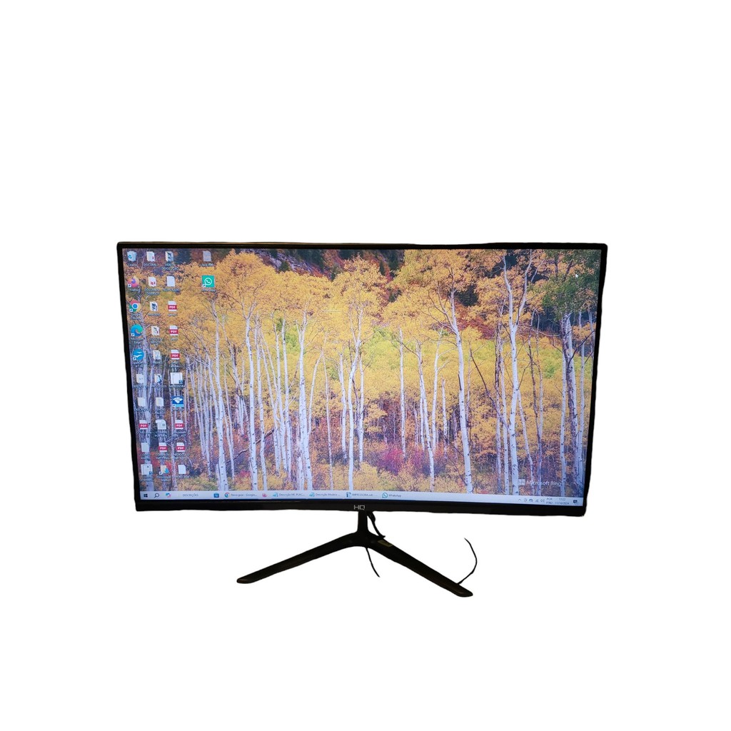 Monitor CURVO Led 24 Polegadas Anti-reflexo 75hz COR PRETO | Shopee Brasil