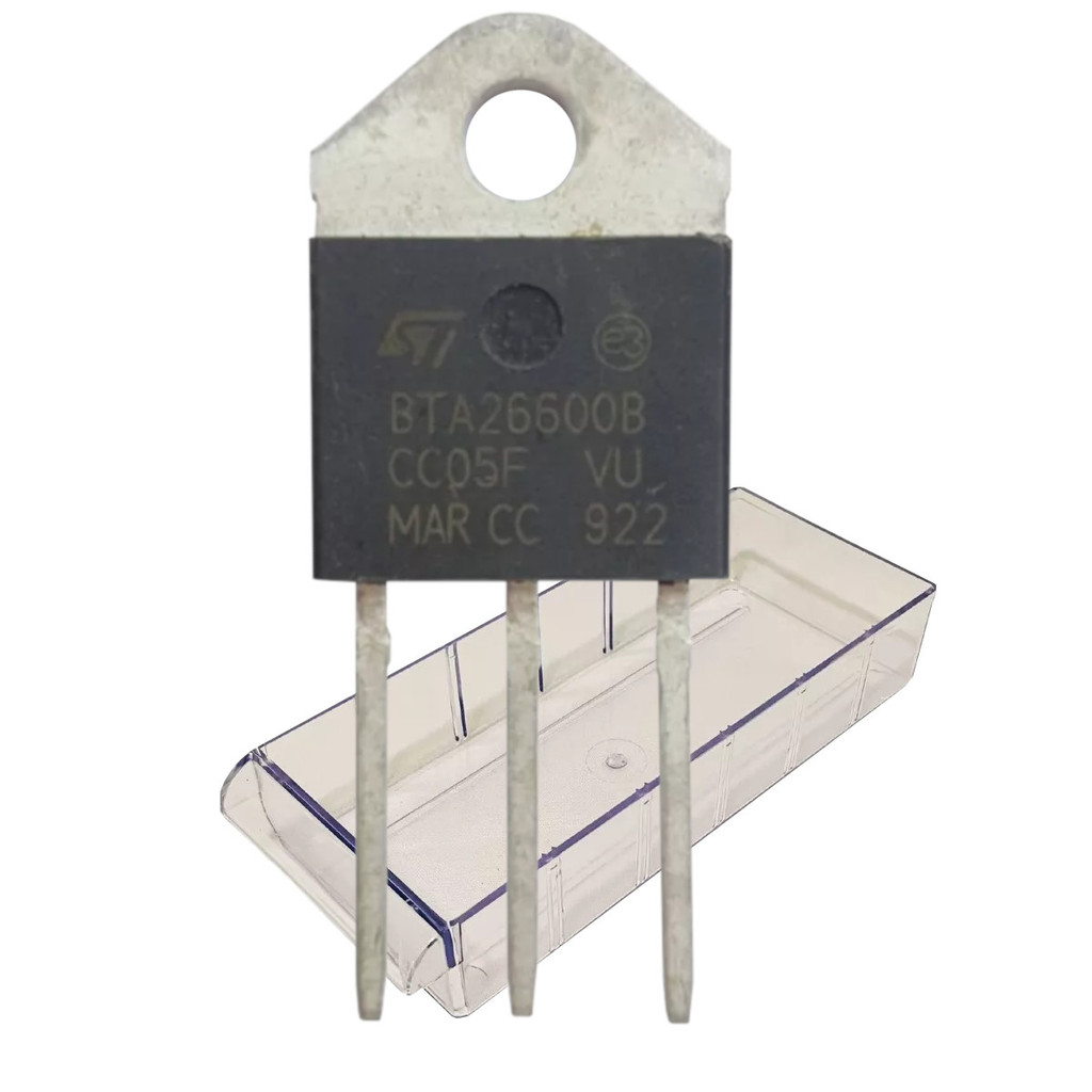 Transistor Triac Bta26 600 (6 Peças) Bta 26 A26 700 | Shopee Brasil