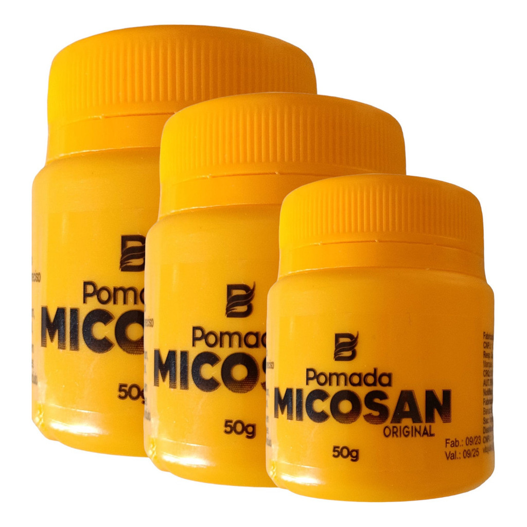 Micosan Original 3 Unidade:a Solução Completa Para Sua Pele | Shopee Brasil