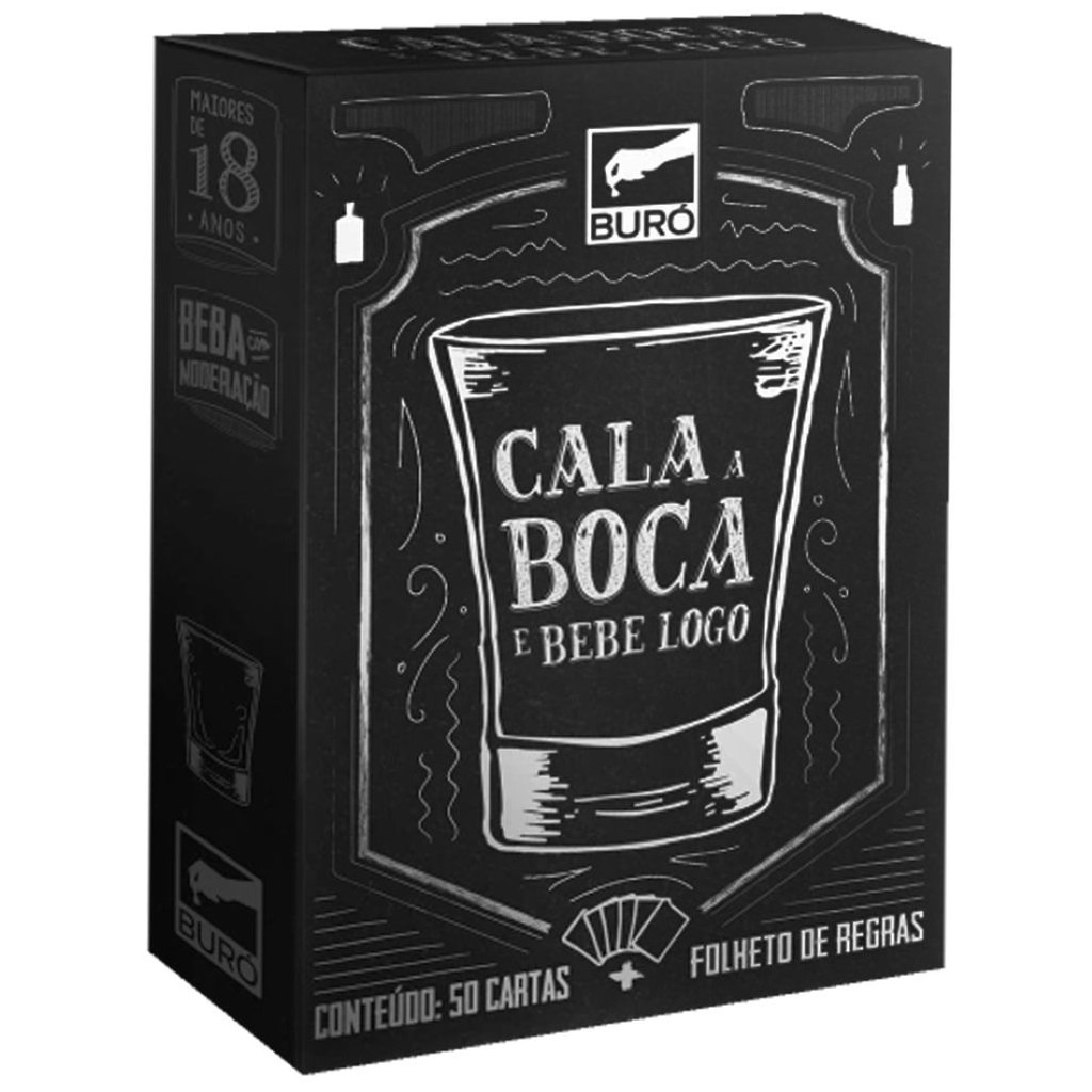 Jogo Cala a Boca e Bebe Logo Buró | Shopee Brasil