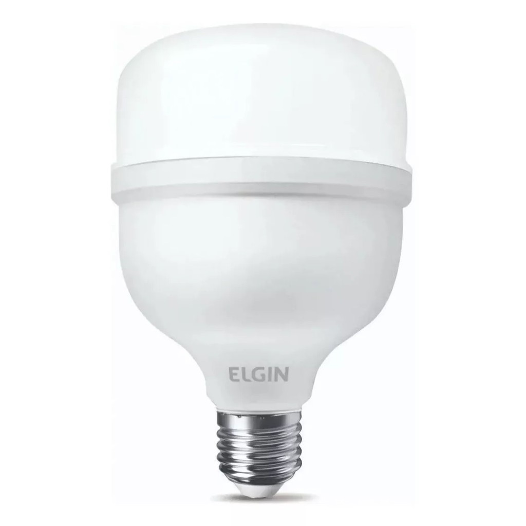 Lampada Led 80w Alta Potência Bulbo E27/e40 Bco Frio Elgin | Shopee Brasil
