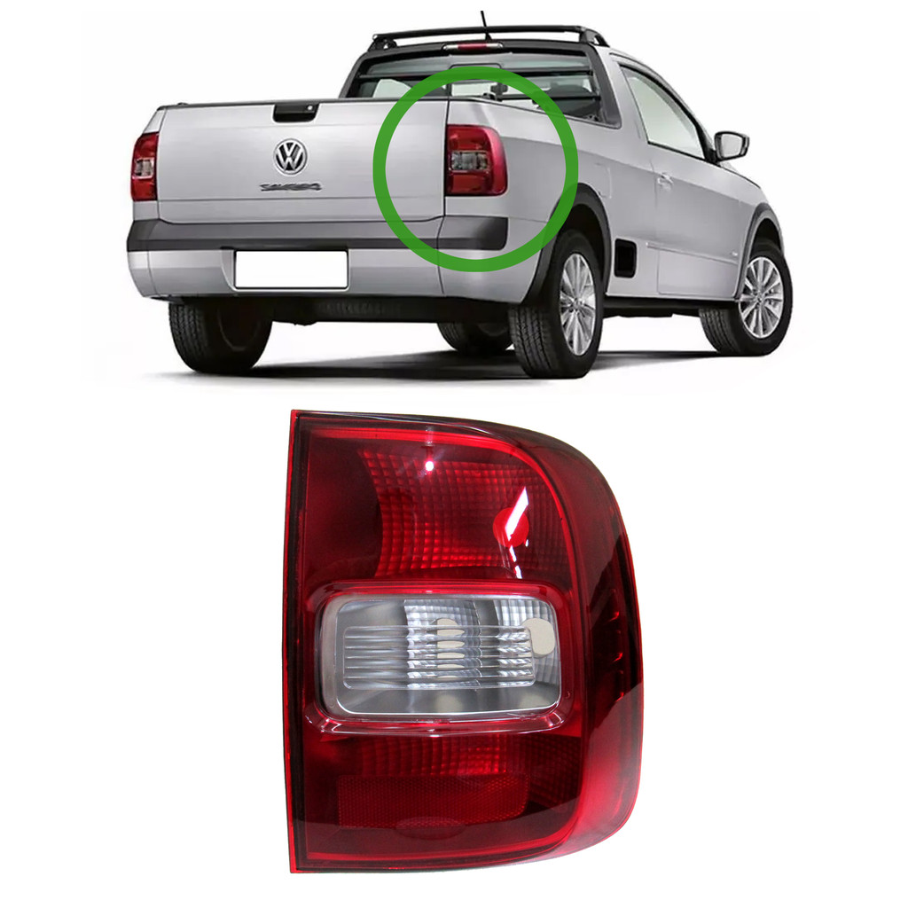 Lanterna Traseira Volkswagen Saveiro G5 2010 2011 2012 2013 2014 2015 ...