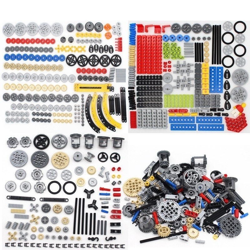 LEGO Technical Gear Shaft Compatível Pin Bricks Com Furos Mecânicos ...