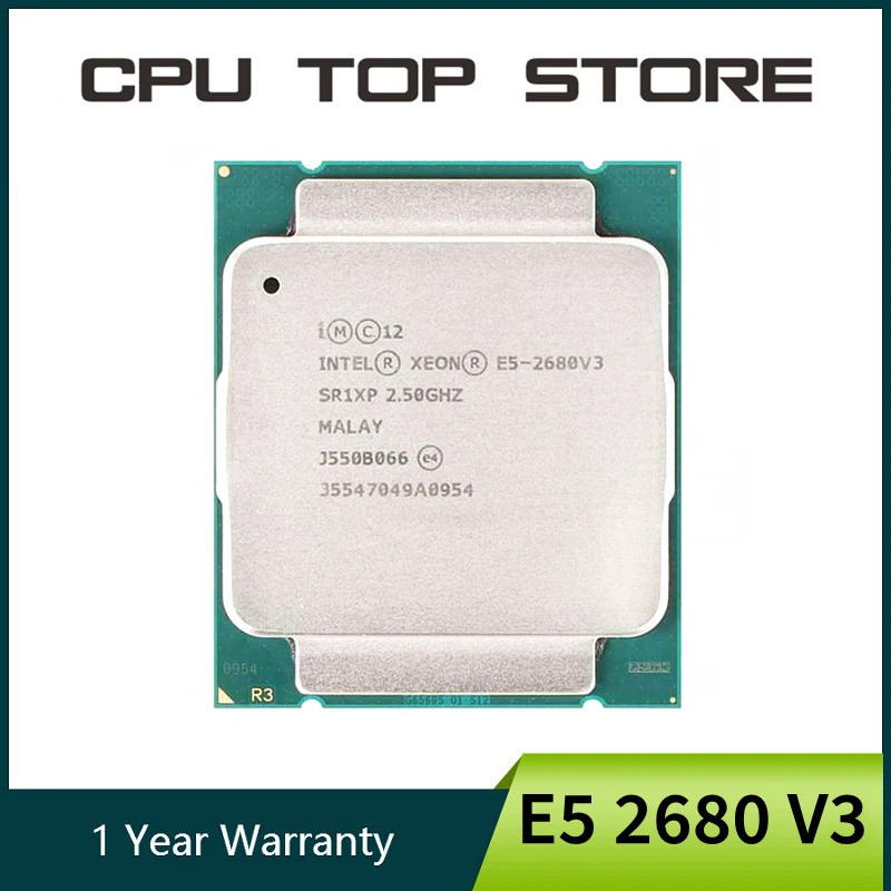 Processador Intel Xeon E5-2680 v3 2.5GHz (12-Núcleos/24-Threads) - LGA 2011-3 - 30MB de Cache ...