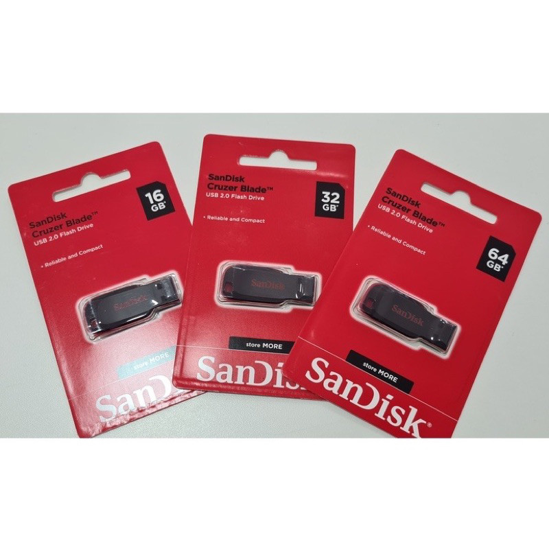 Pen Drive San Disk 8G/16G/32G/64G/128G Produto Original | Shopee Brasil