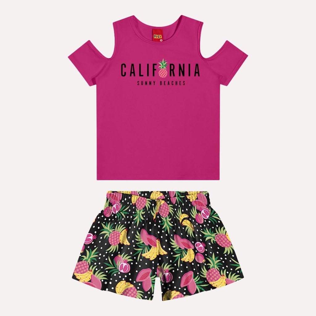 Conjunto Infantil Feminino - Kyly (1000562) | Shopee Brasil