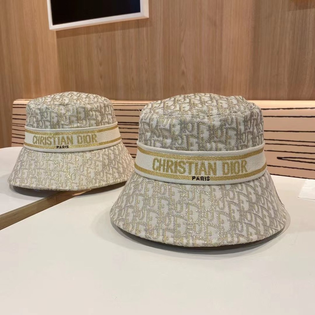 DIOR2024 Novo chapéu de pescador casual versátil PYTE | Shopee Brasil