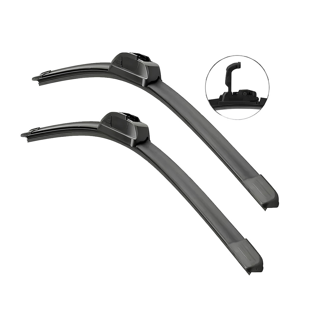 Jogo Palhetas Dianteira Limpador de Parabrisa Silicone Chuva Modelo Universal | Shopee Brasil