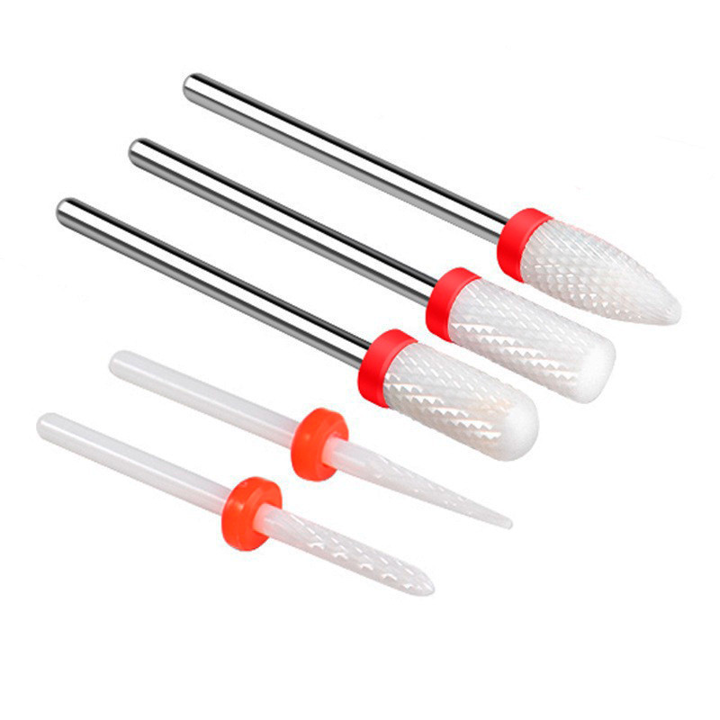 Kit Broca Cerâmica Nail Unhas ManicureProfissional Unha Gel Acrigel ...