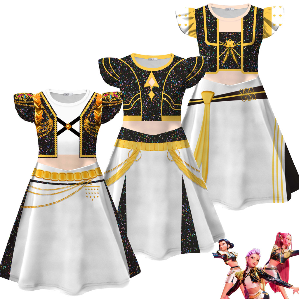 Kids K-Pep Domen Hanters Rami Zaey Mera Dress Cosplay Supergirl Idol ...
