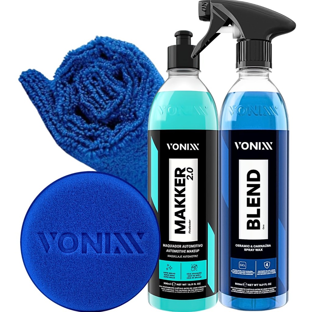 Makker 2.0 Maquiador Automotivo Vonixx Cera Carnaúba Blend Spray ...