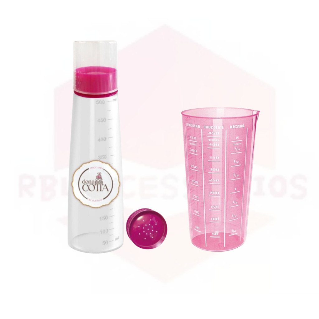 Kit Regador Bisnaga Umedecer massas Bolo Copo Medidor rbl | Shopee Brasil