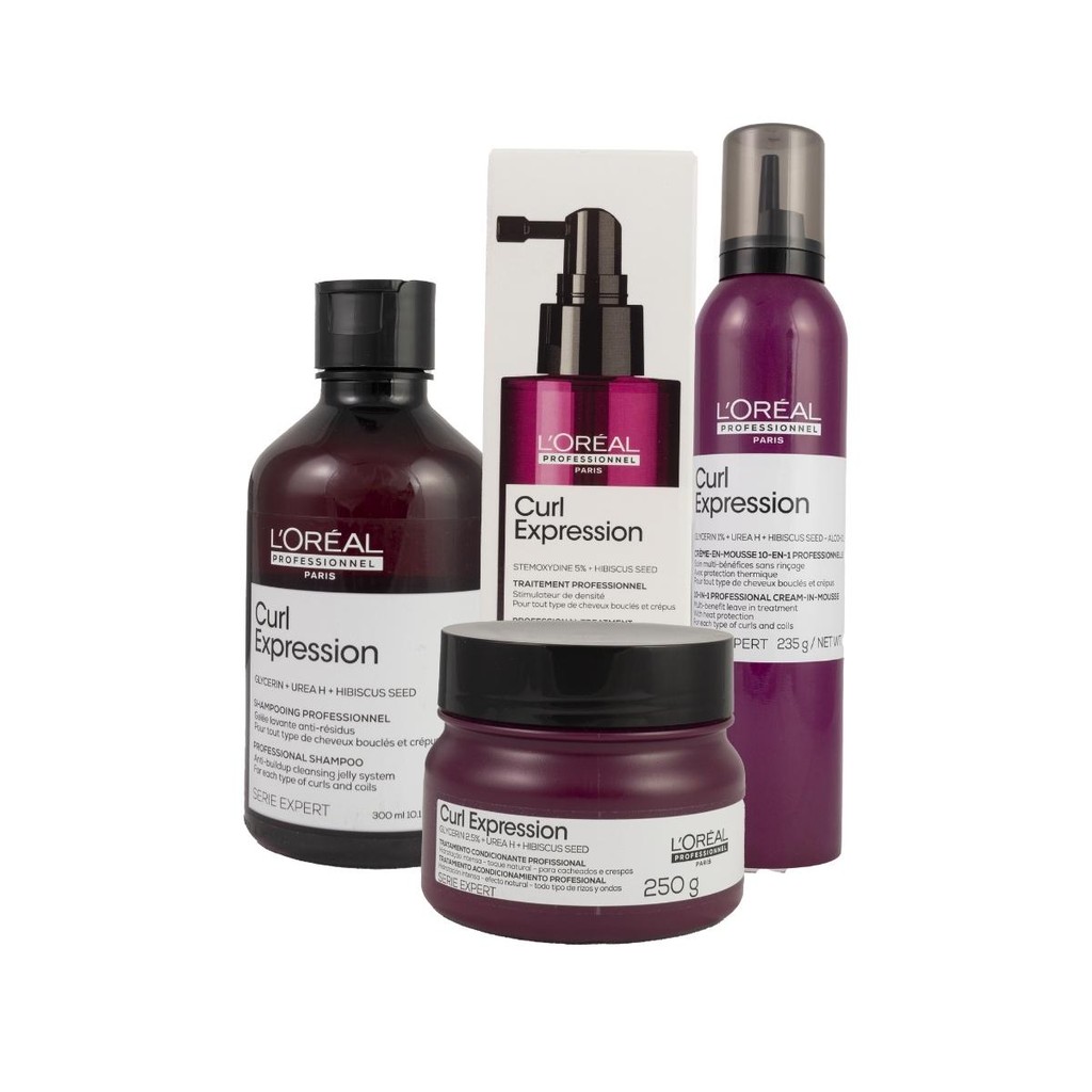 L'Oréal Professionnel Curl Expression Kit (4 Produtos) | Shopee Brasil