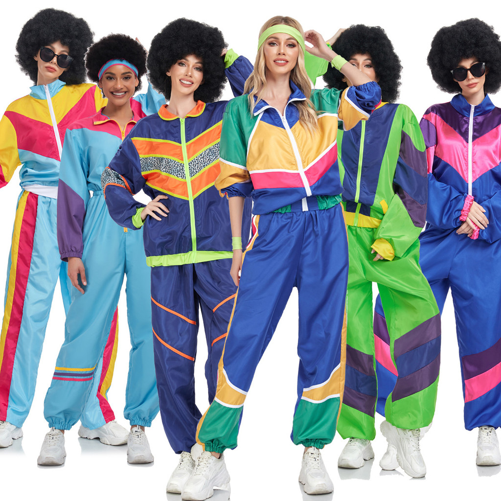 Halloween Casal Terno Retro 70 Anos Europeu e Americano Disco Hippie ...