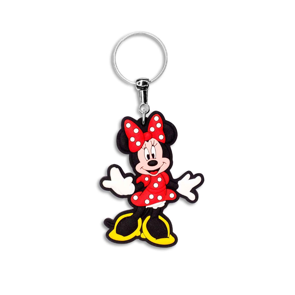 Chaveiro Emborrachado Souvenir Turma do Mickey Minnie Mouse | Shopee Brasil
