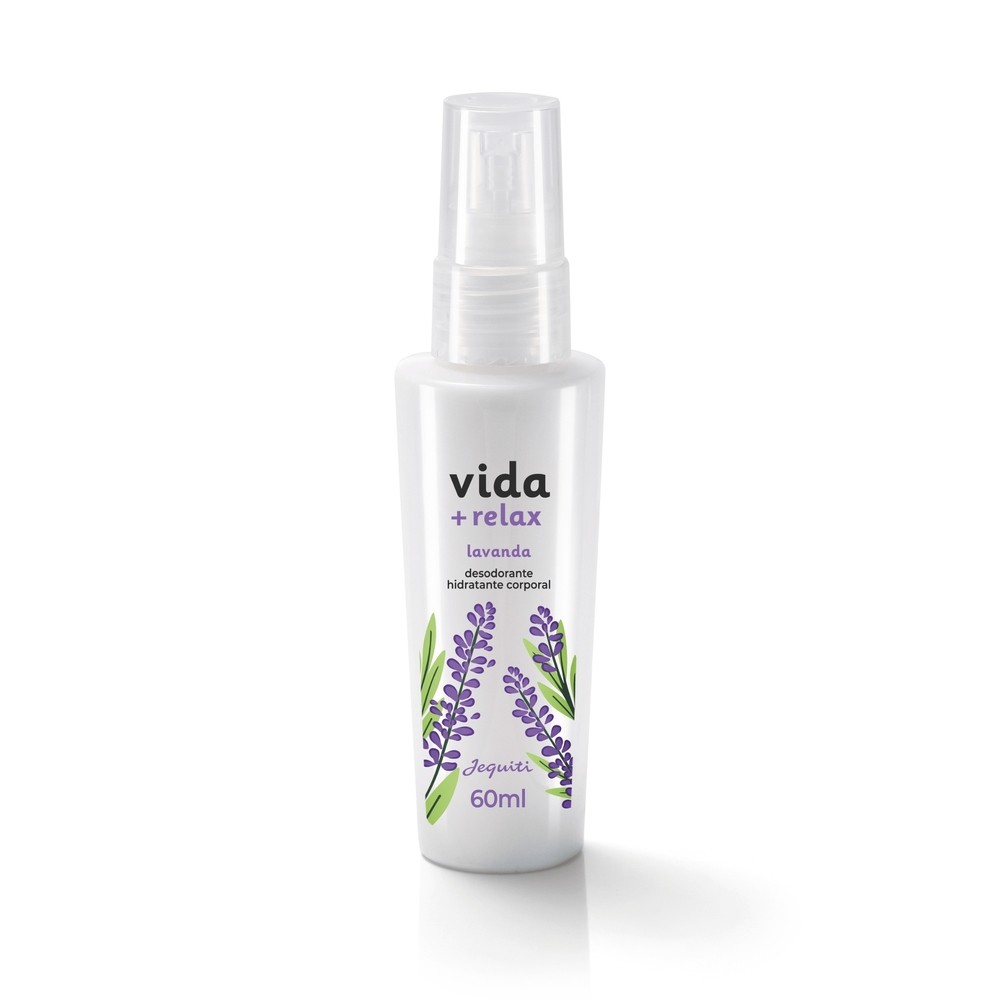 Desodorante Hidratante Corporal Vida + Relax Lavanda, 60 ml | Shopee Brasil