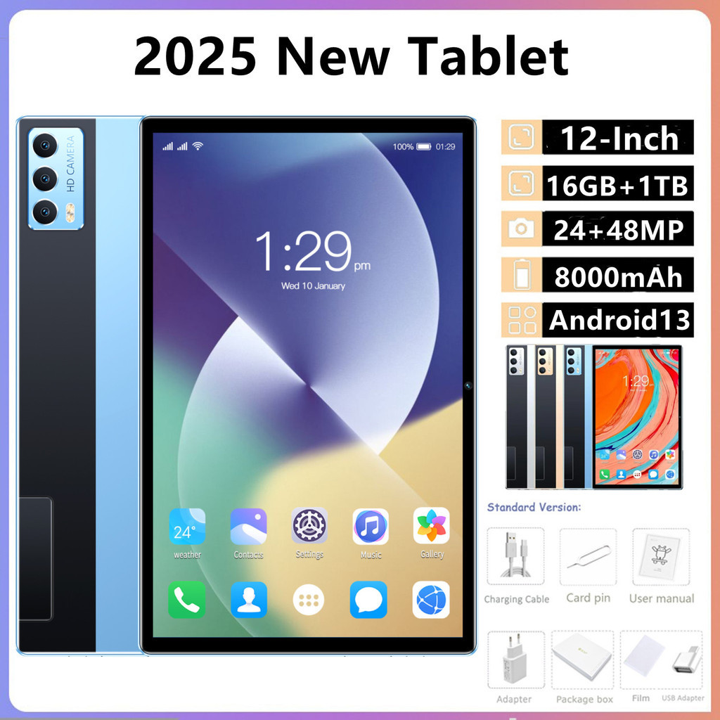 Novo estilo 12-Polegada Android13 Tablet PC Google Play câmera dupla ...