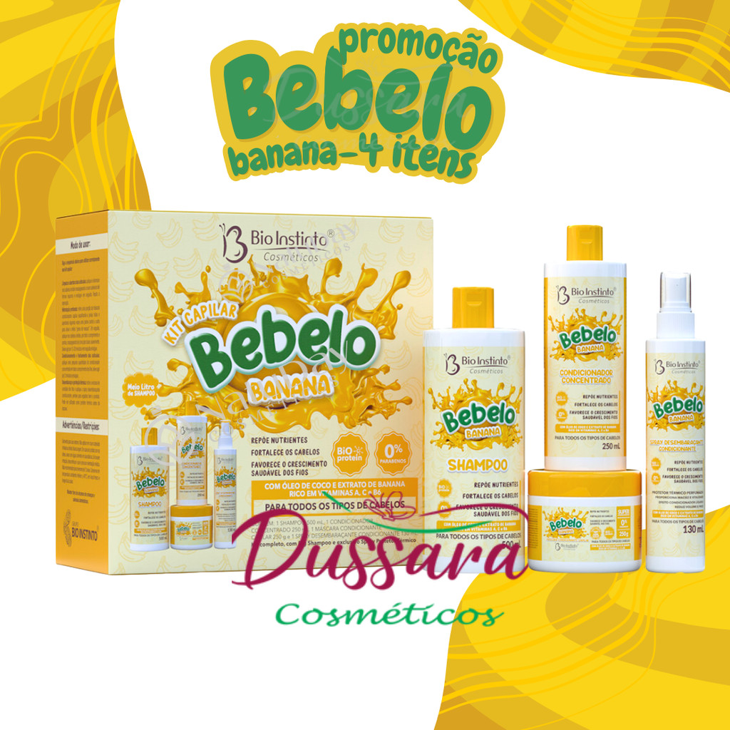Kit Capilar Bebeloo Banana - A Magia da Infância nos Seus Cabelos ...