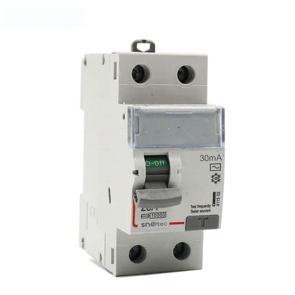 Disjuntor IDR / DR Snetec 220V 30mA Interruptor Diferencial Residual 10A 16A 20A 25A 32A 40A 63A ...