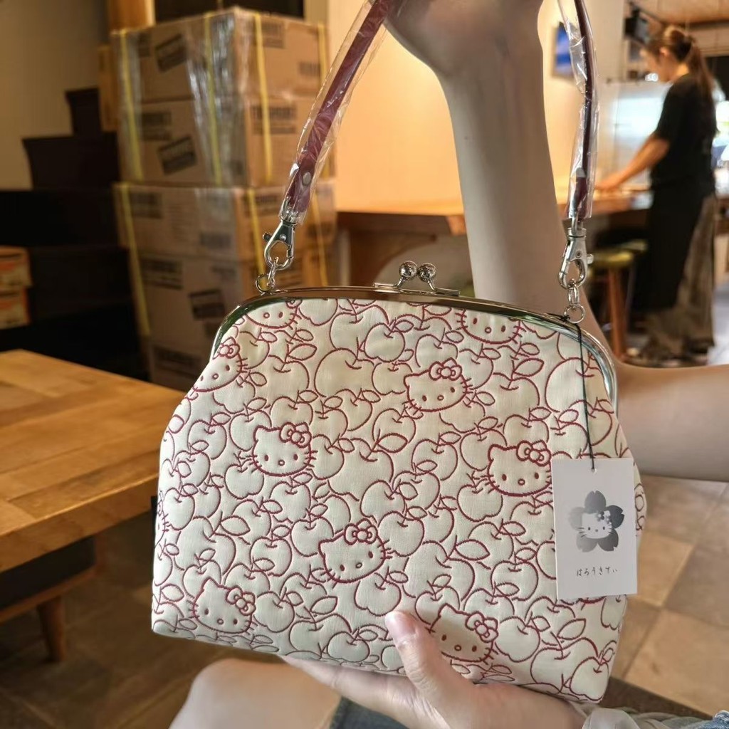 Hello Kitty Mouth Gold Bag Vermelho Bonito Sanlio Zero Carteira ...