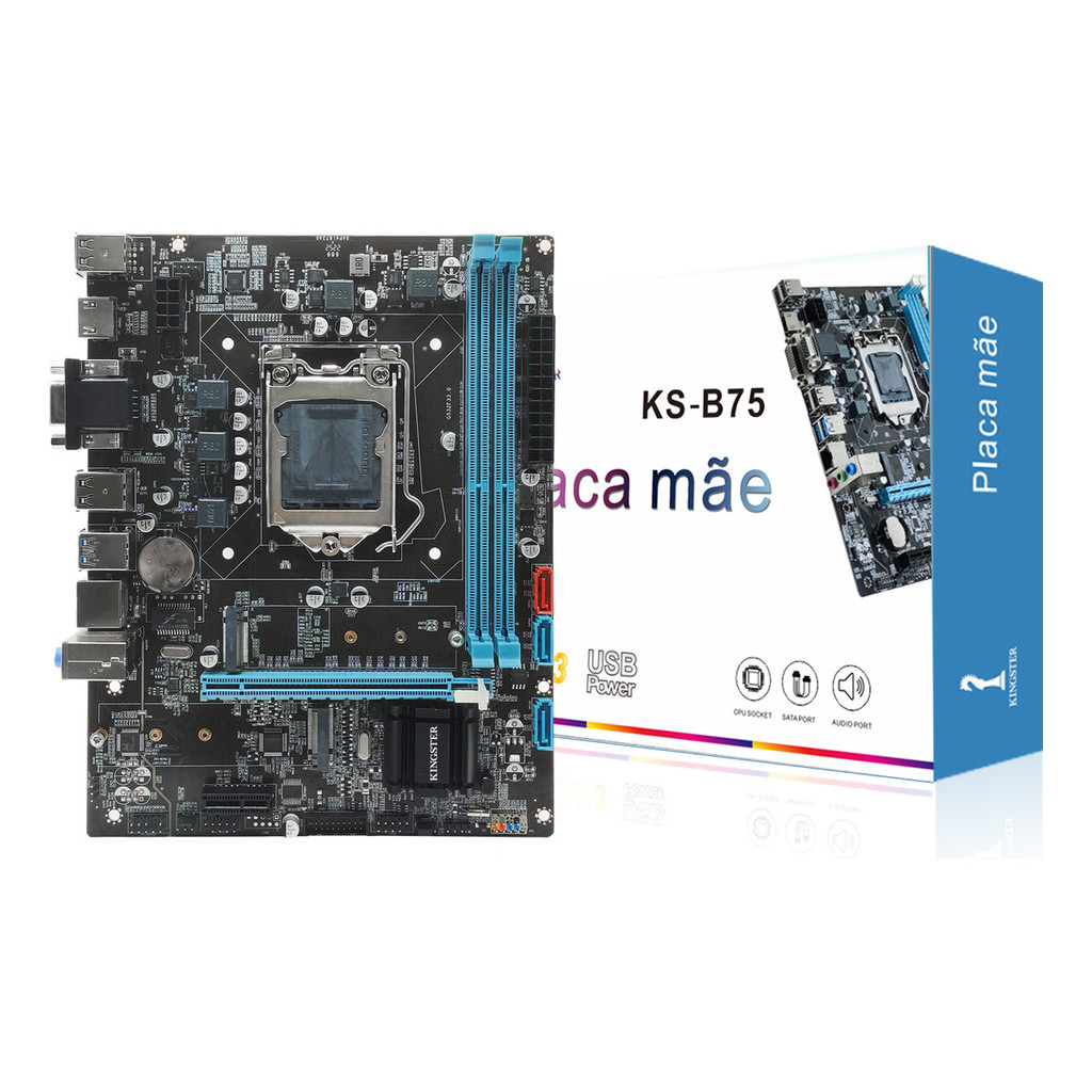 Placa Mãe Pci Express Chipset Intel 1155 Ddr3 Usb 2.0 16gb | Shopee Brasil