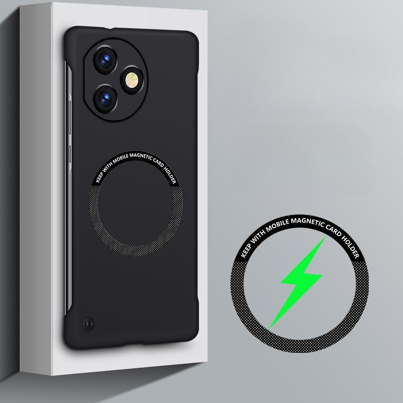 Para HUAWEI Honor X50i + Sem Moldura Fosco Fino Duro Caso De PC Honra X50i Plus Magnético ...