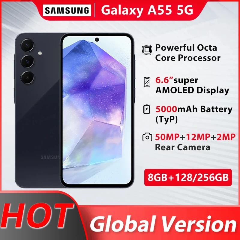 Smartphone Galaxy A55 5G , Versão Global , Exynos 1380 Octa-Core , Tela ...