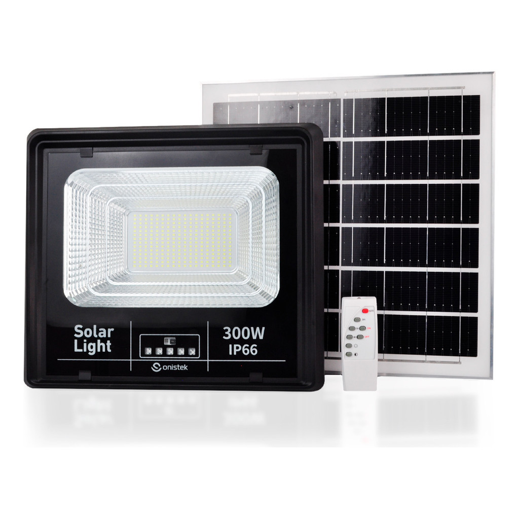 Refletor Luminária Led Painel Placa Solar 300w Ip66 Multiuso | Shopee ...