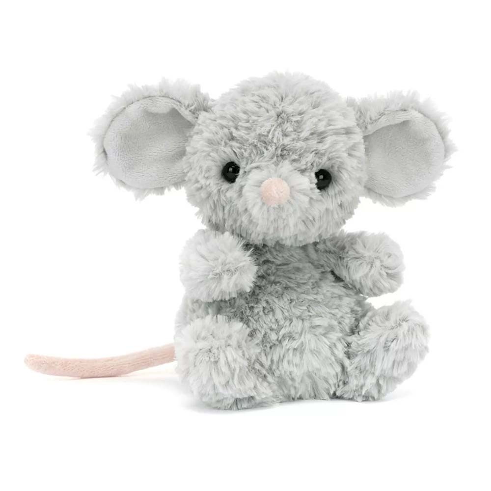 Jellycat Cute Mouse Plush Toy - Soft Stuffed Animal Doll with Fluffy ...