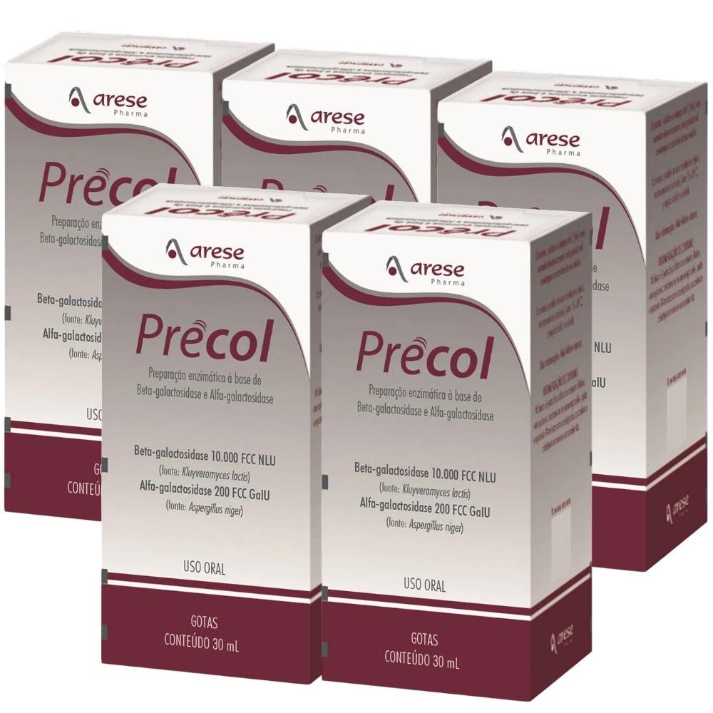 Kit Precol Com 5 Caixas De 30ml Cada | Shopee Brasil