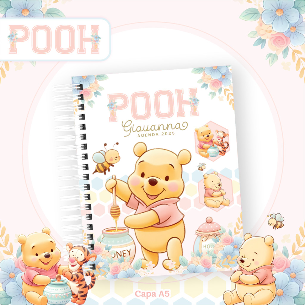 Caderno Escolar Universitário Ursinho Pooh 1 matéria - 10 matérias ...