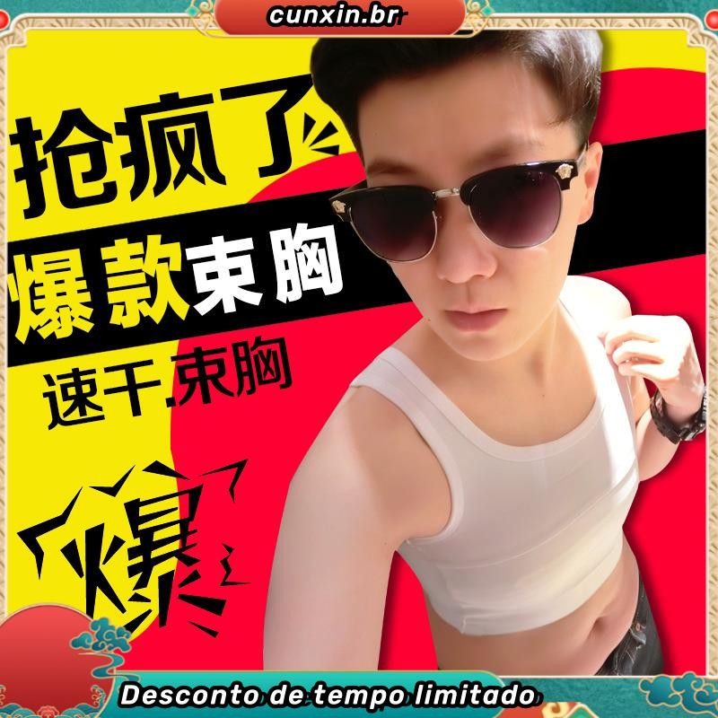 Em Estoque Bandagem Peito Binder Respirável Curto Pullover Colete Fichário De Seios Lésbais ...