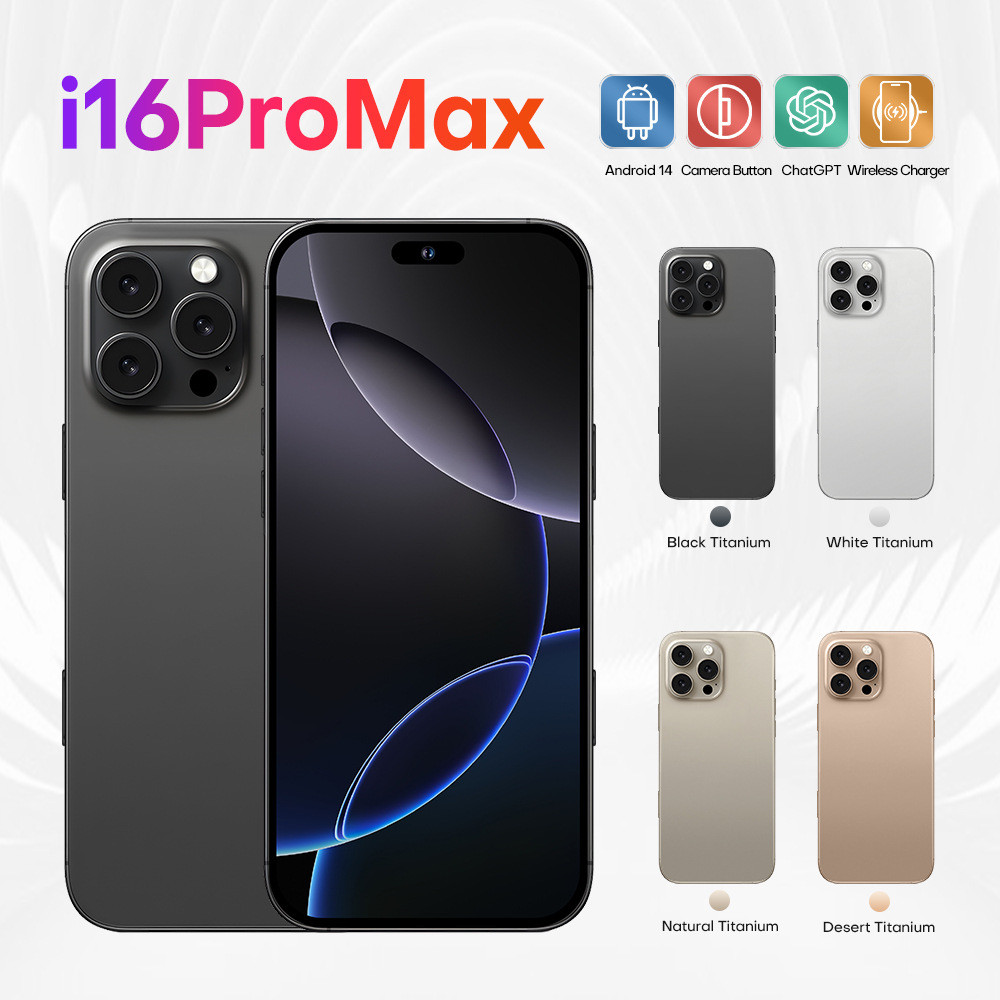Novo smartphone i16ProMax Original Com Memória De 512 Gb , Tela Cheia De 7.3 Polegadas , Versão ...