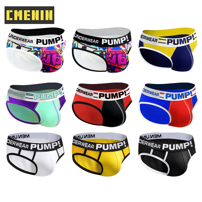 CMENIN Moda Algodão Homem Cueca Breve Homens Cuecas Respiráveis ...