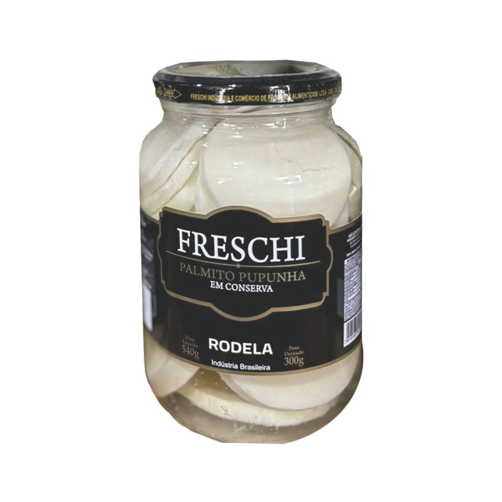 Vidro de Palmito Pupunha Rodela em Conserva 300g - Freschi | Shopee Brasil